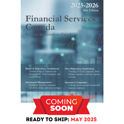 FINANCIAL SERVICES CANADA 2025-2026 – Grey House Publishing Canada